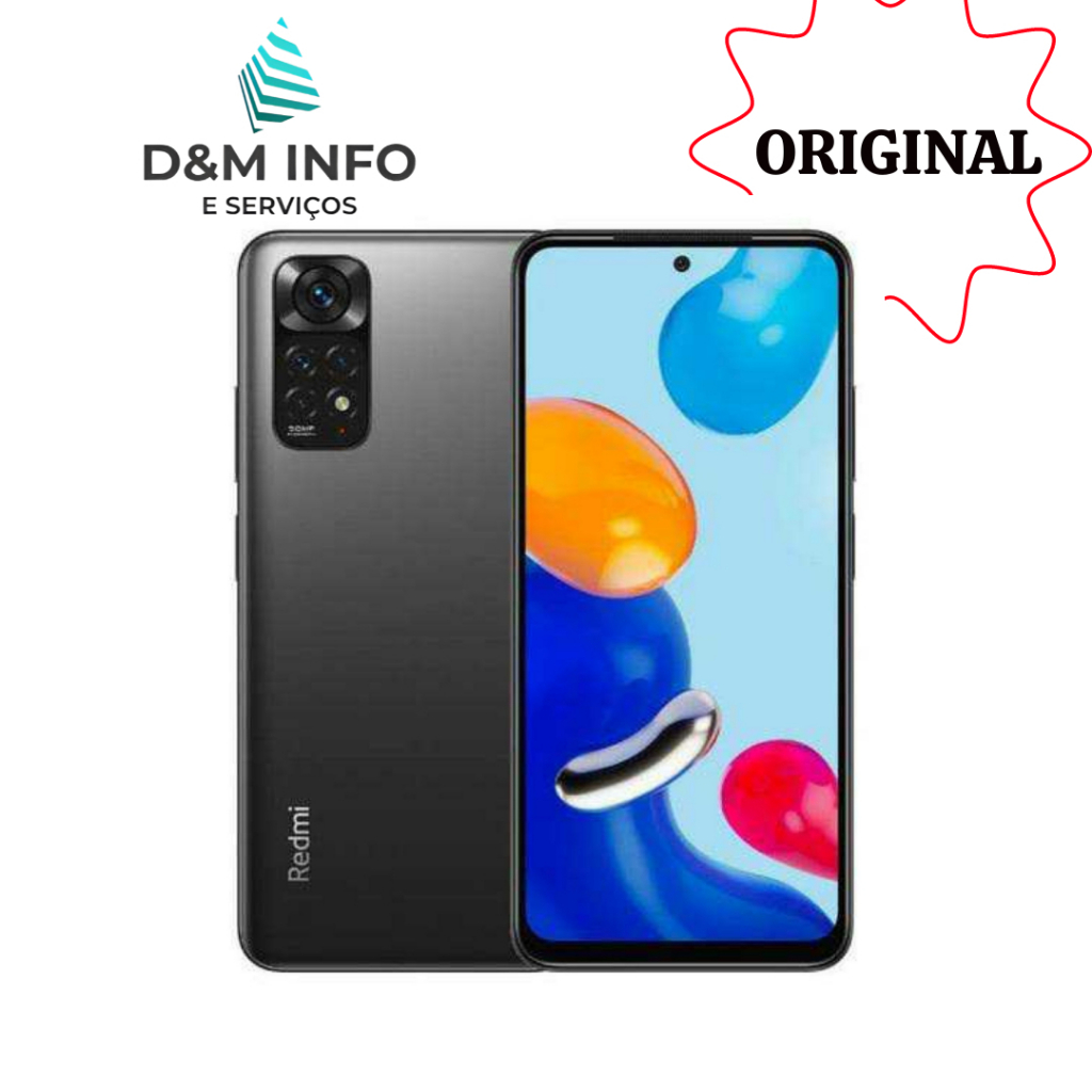 REDMI NOTE 11S 128GB+8GB RAM PRETO | Shopee Brasil