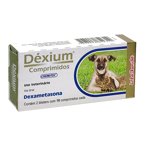 Anti-Inflamatório Dexium 20 Comprimidos Dexametasona - Chemitec ...
