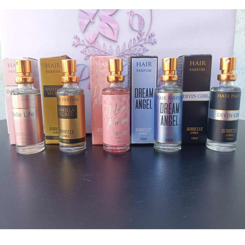 Escolha o seu: Perfume para Cabelo 15ml - Isabelle la Belle | Shopee Brasil