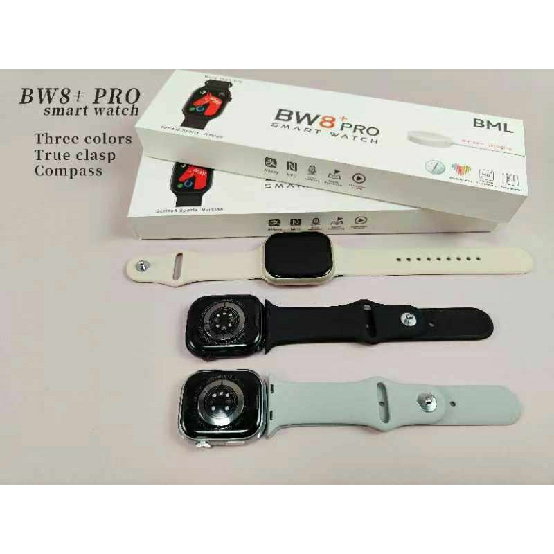 Relógio Smartwatch Séries BW8+ Pro Com NFC Musica Player, Lembretes ...