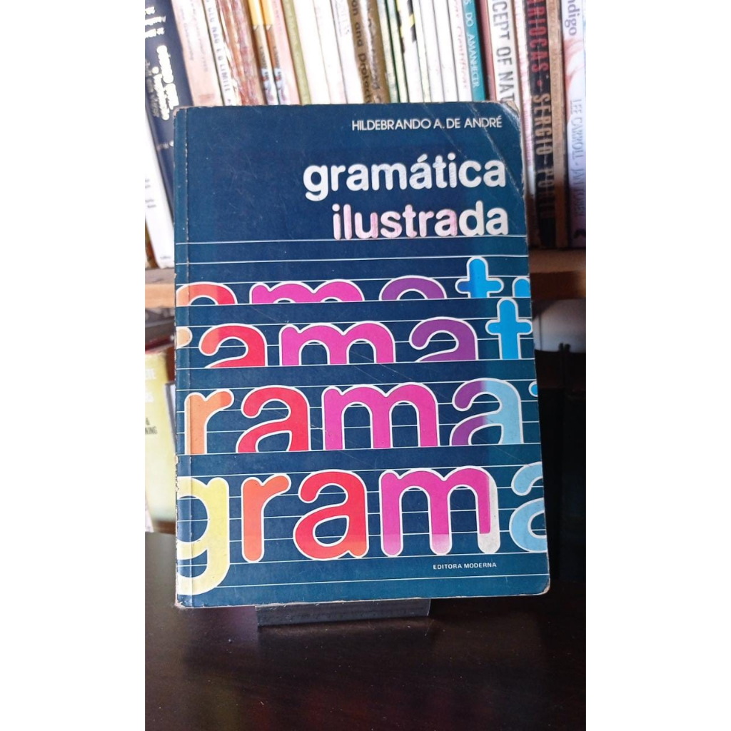 Gramática Ilustrada Hildebrando A. de André | Shopee Brasil