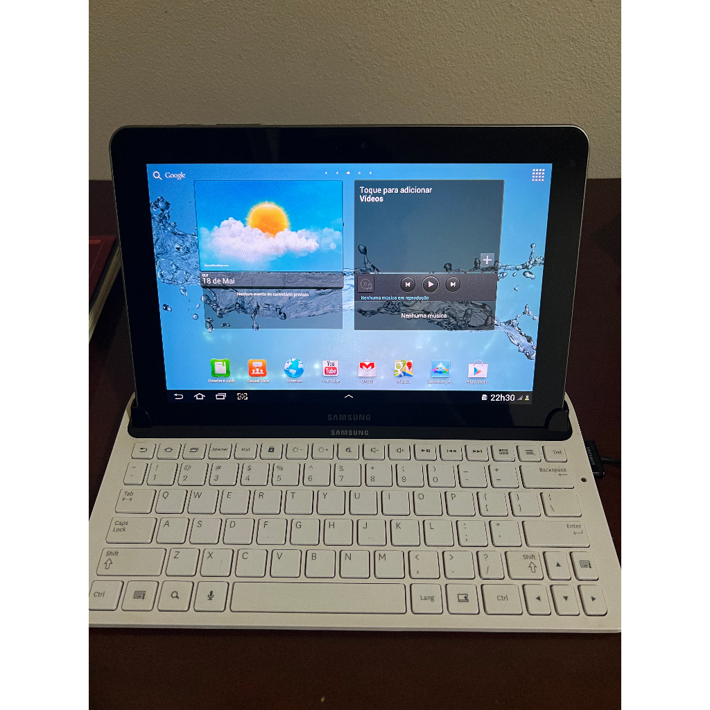 Samsung galaxy tab 10.1 gt-p7500 com teclado | Shopee Brasil