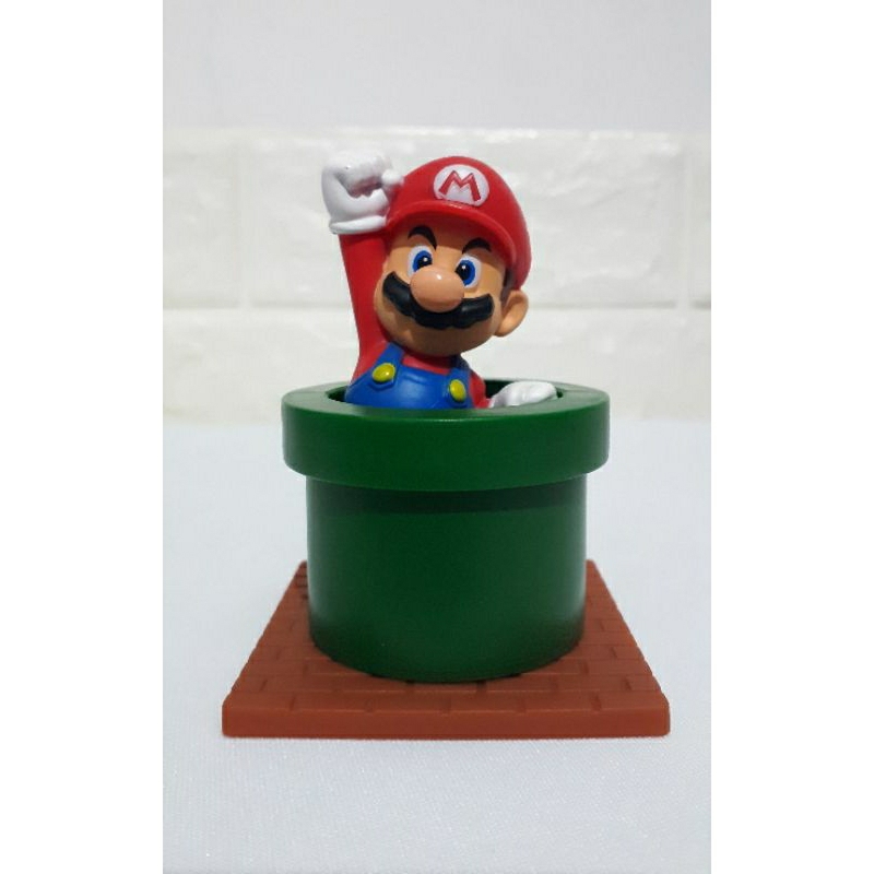 Super Mario no cano - Brinquedo colecionável | Shopee Brasil