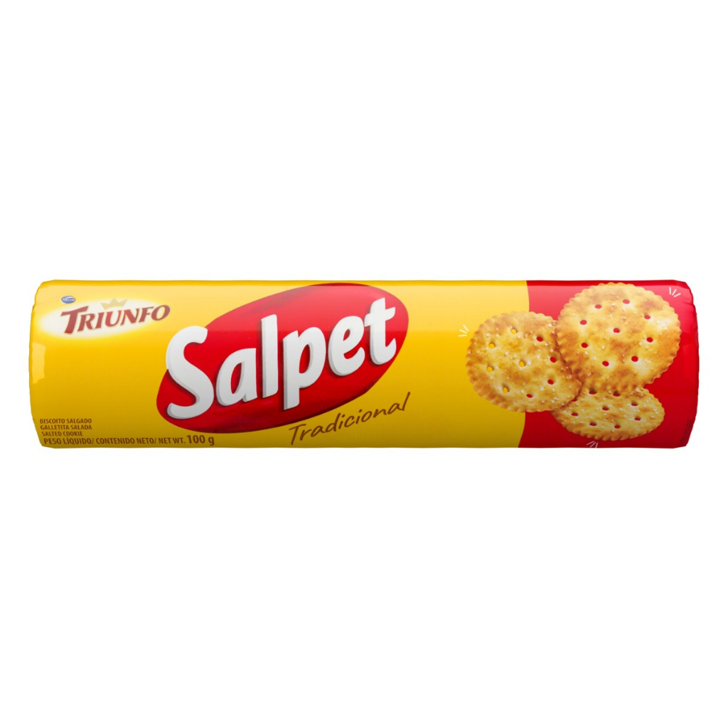 Biscoitos Salpet Tradicional 100g - Kit 30 un | Shopee Brasil