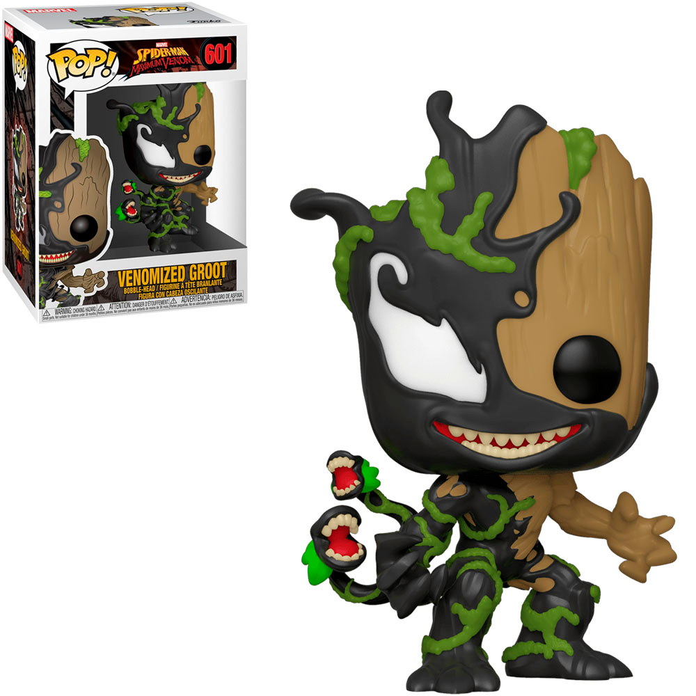 FUNKO POP MARVEL SPIDER-MAN MAXIMUM VENOM - VENOMIZED GROOT 601 NOVO ...