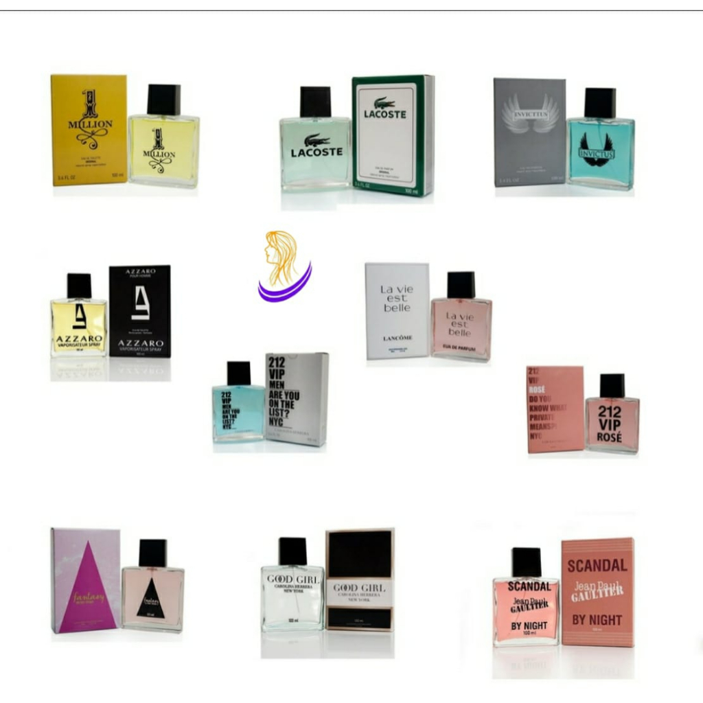 Kit Perfume 100 ml Da sua Escolha | Shopee Brasil