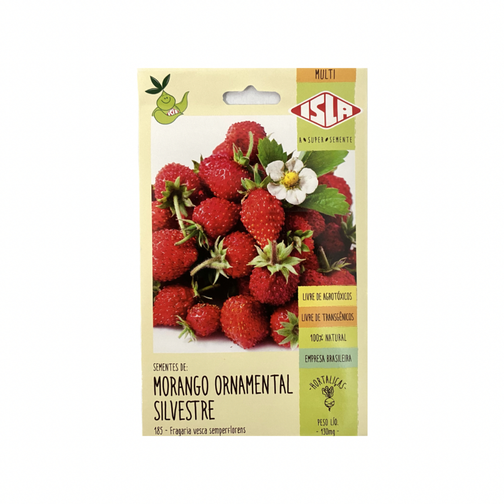 Sementes de Morango Ornamental Silvestre - 130mg de Sementes | Shopee ...