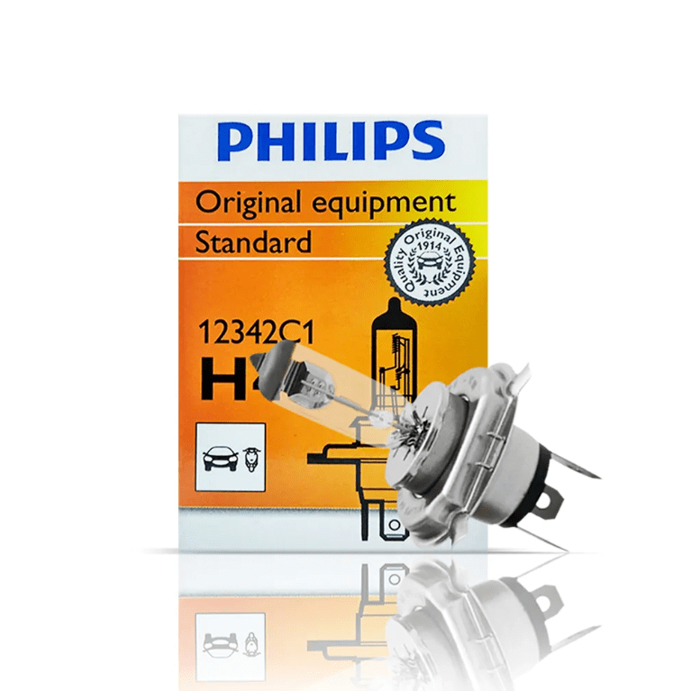 Lampada Philips Standard Halogena Moto H4 12v 60w / 55w | Shopee Brasil