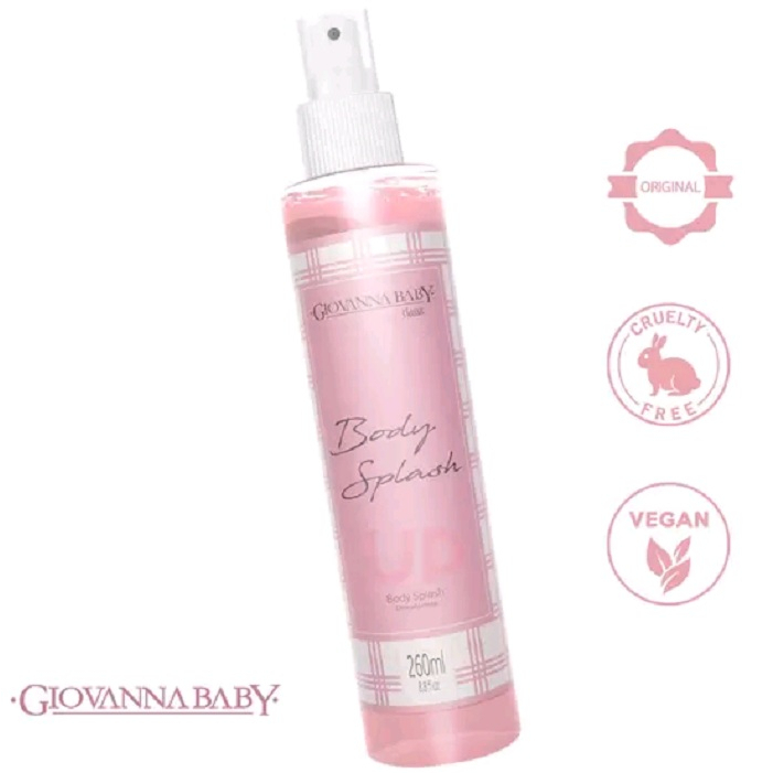 GIOVANNA BABY BODY SPLASH DESODORANTE CORPORAL 260ML CLASSIC | Shopee ...