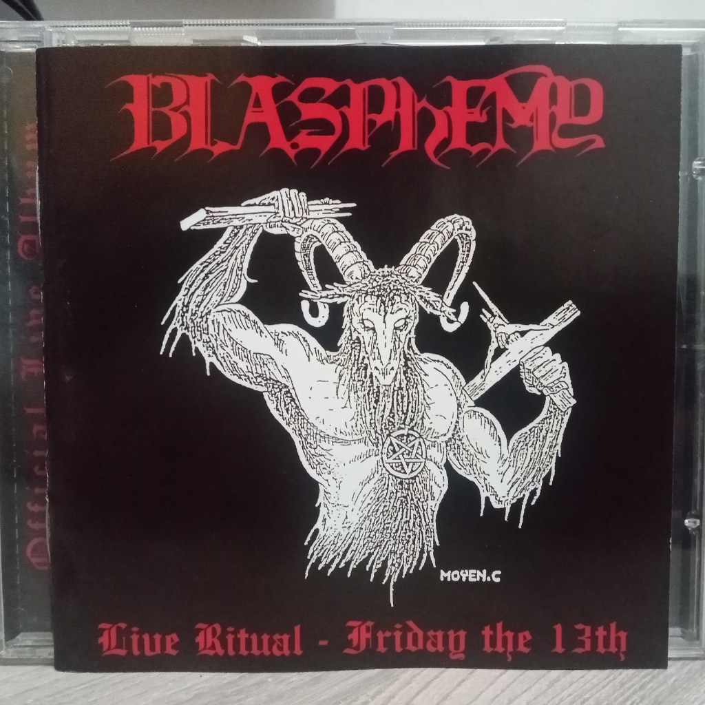 Cd - Blasphemy - Live Ritual - Friday the 13th - Black Metal | Shopee ...