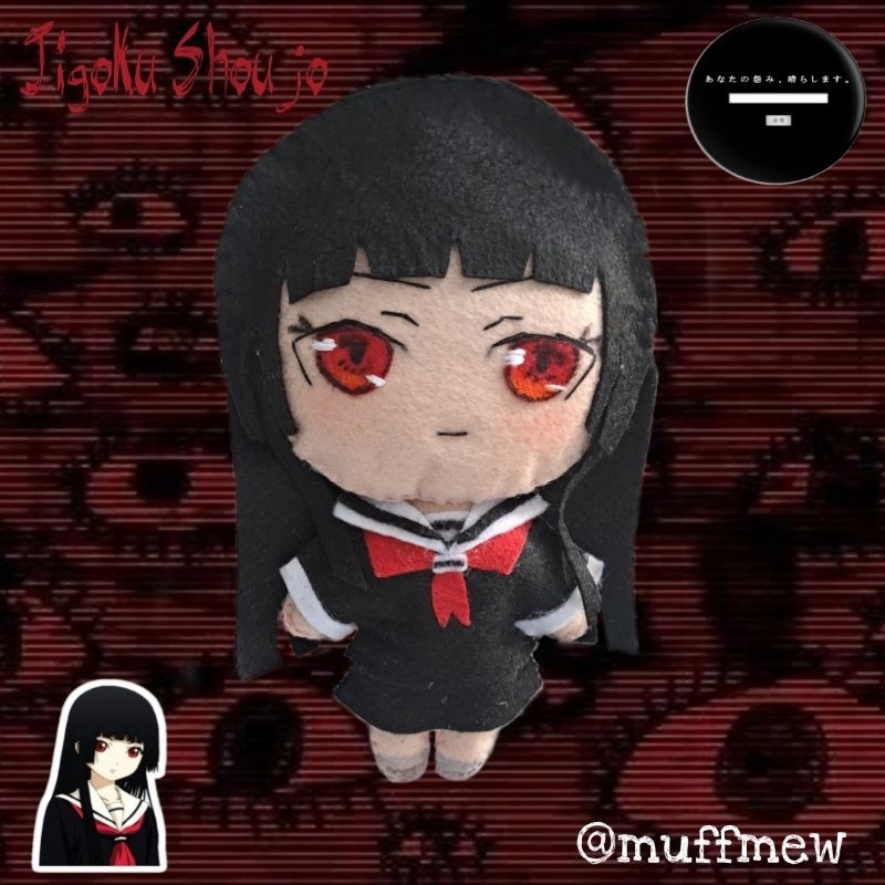 Plush Ai - Jigoku Shoujo/Hell girl | Shopee Brasil