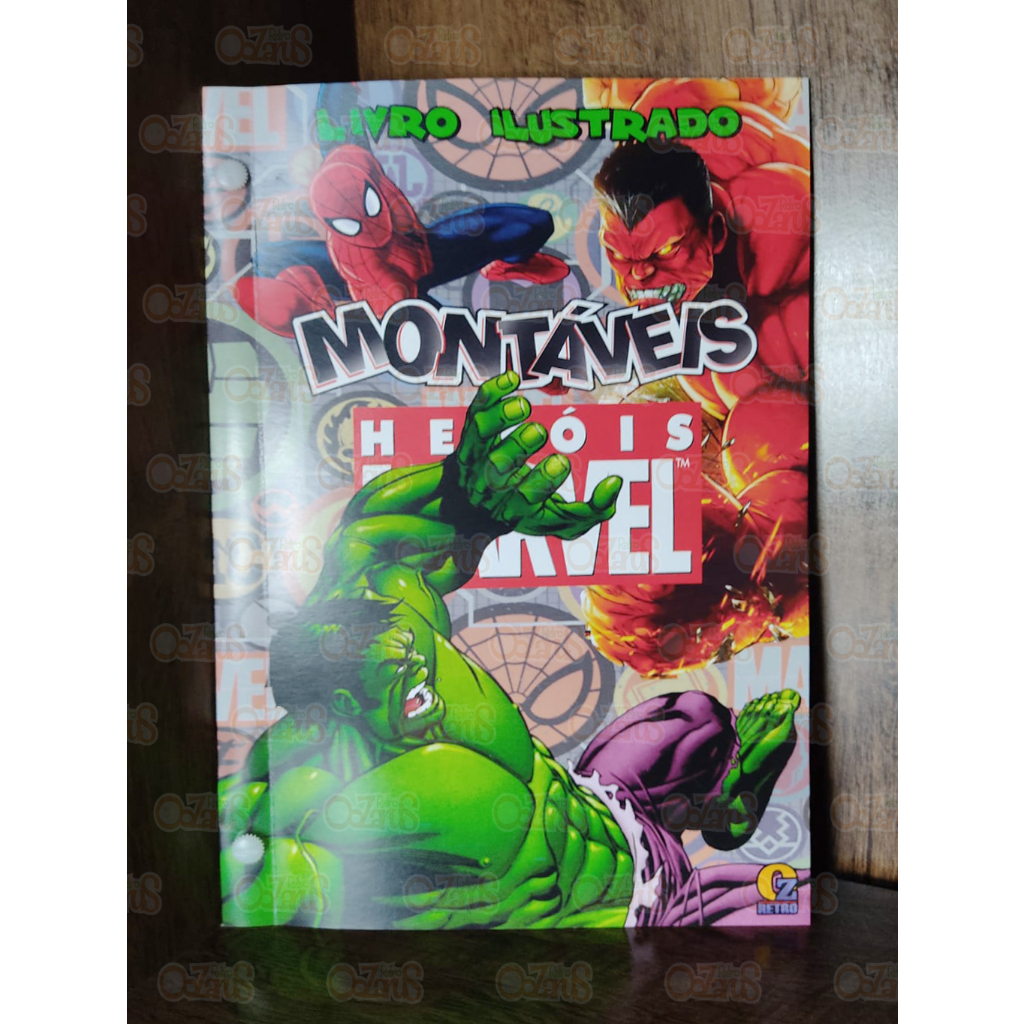 Álbum Ilustrado Montáveis Marvel | Shopee Brasil
