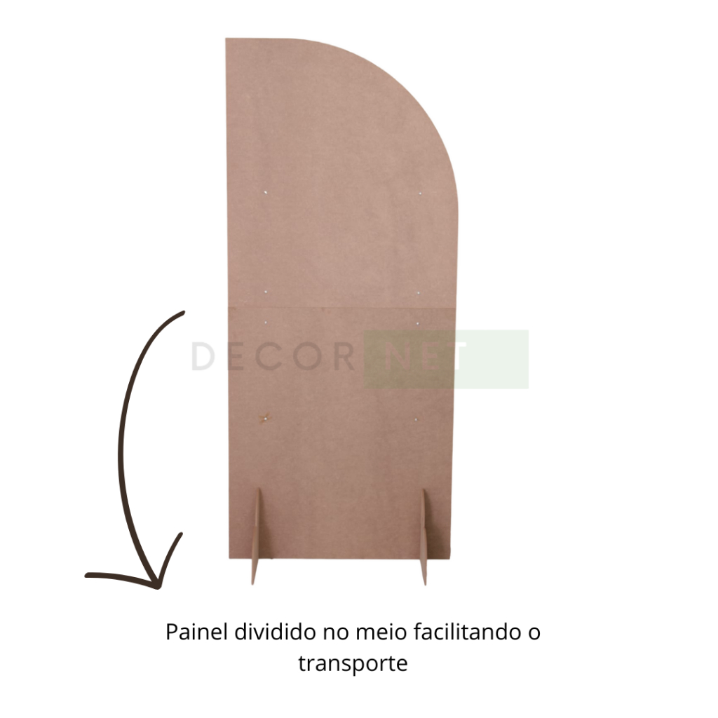 Meia Lua painel desmontável grande, medio ou pequeno em mdf cru ...