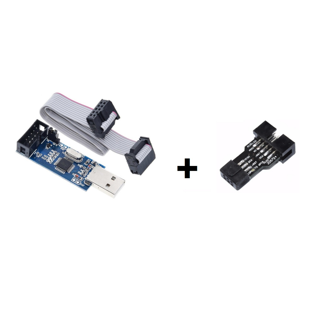 Gravador Usbasp Programador Arduino Atmega Microcontrolador Atmel ...