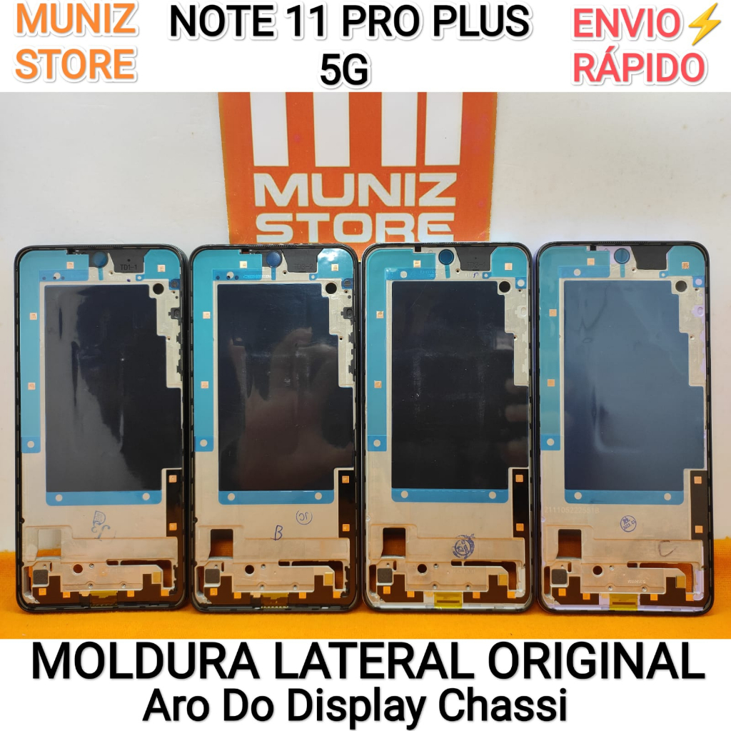 Aro Redmi Note 11 Pro +(Plus) 5G Moldura Lateral Do Display Chassi ...