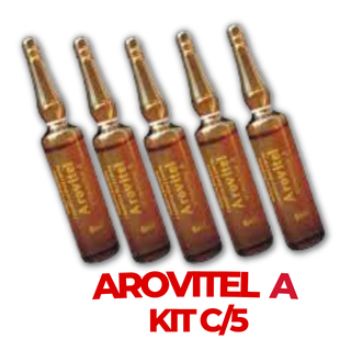 Arovitel Vitamina Ampola de 2ml Vit A Kit 5 ampolas | Shopee Brasil