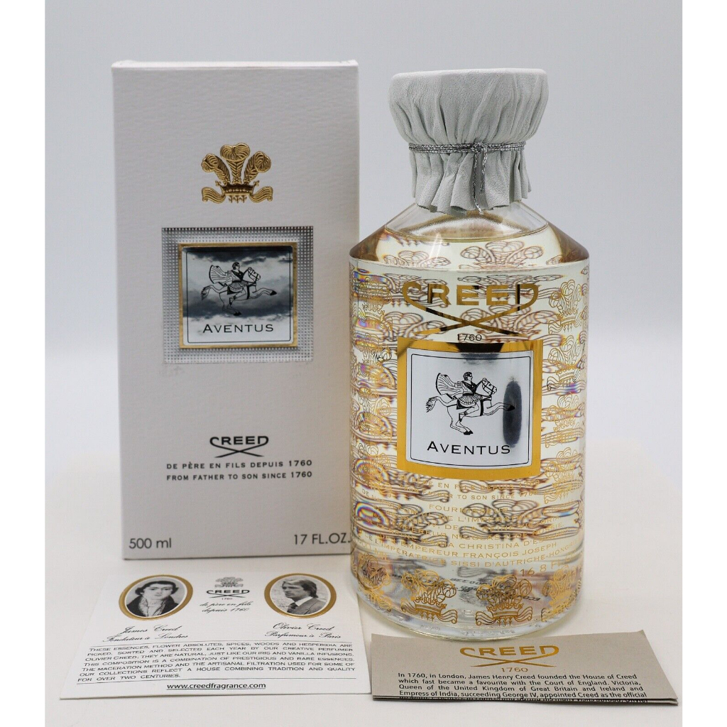 PERFUME CREED AVENTUS 500 ML - NOVO - ORIGINAL - LACRADO | Shopee Brasil
