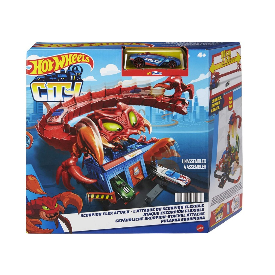 Pista Hot Wheels Ataque do Escorpião Flex - Mattel | Shopee Brasil