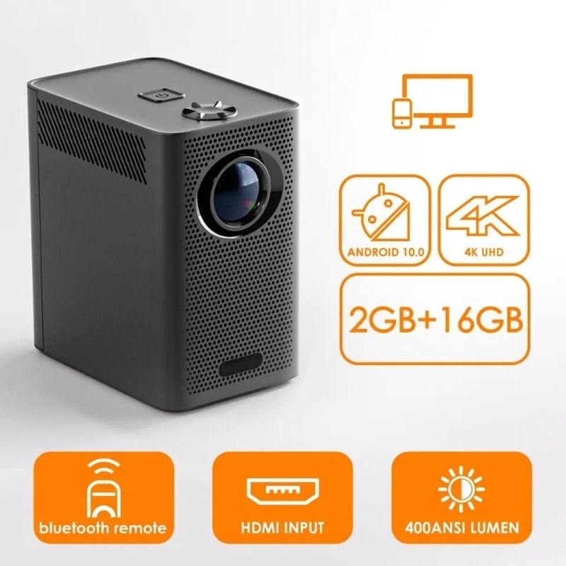 Projetor Smart Hongtop S30 Max com Android 10. Com vários Aplicativos ...