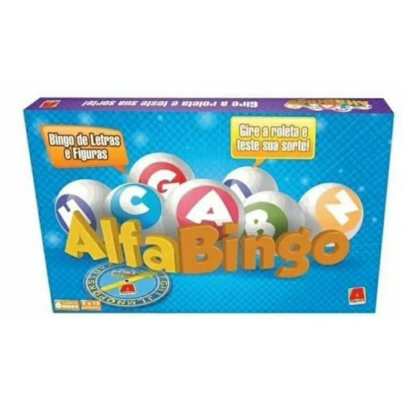 Jogo Educativo Alfa Bingo Algazarra | Shopee Brasil