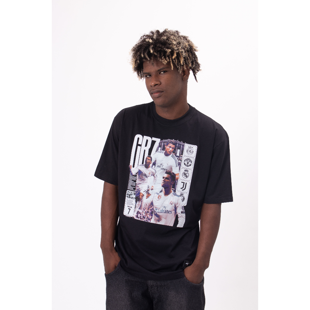 Camiseta Uzi Supply Co Cristiano Ronaldo CR7 | Shopee Brasil