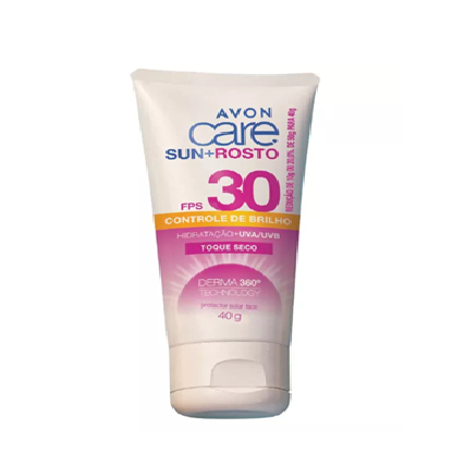 Protetor Solar Avon Care Rosto Controle de Brilho FPS 30 - 40g | Shopee Brasil
