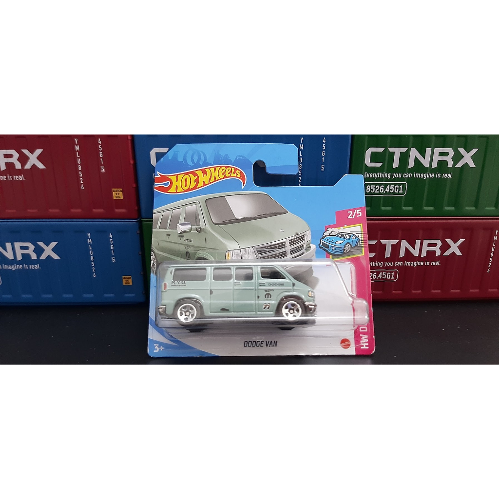 Hot Wheels Dodge Van Verde | Shopee Brasil