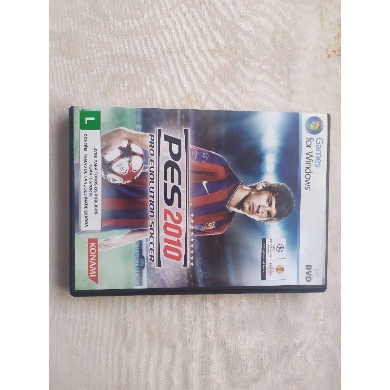 pes pro evolution Soccer 2010 original PC DVD ROM | Shopee Brasil