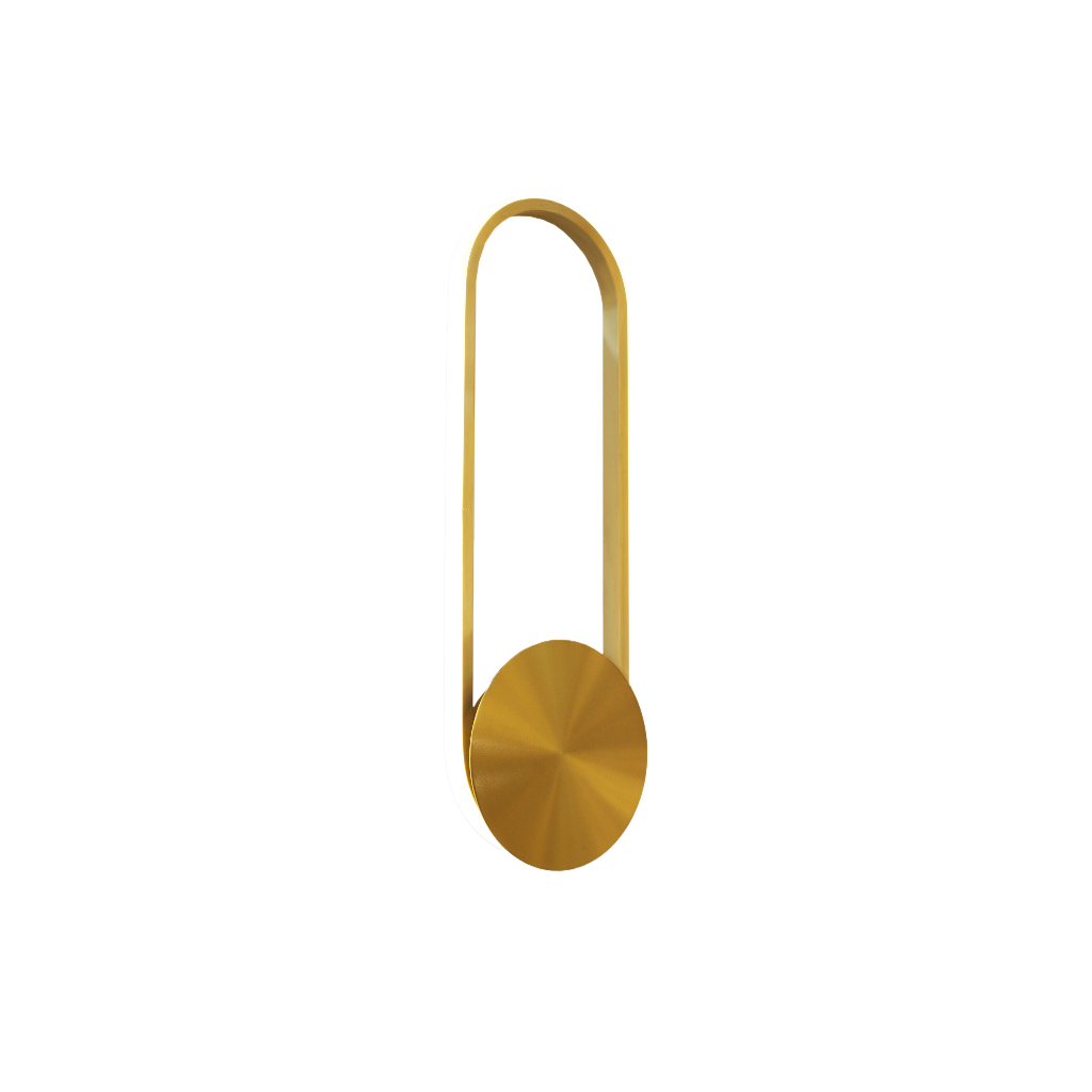 Arandela Slim Golden - Dourado | Shopee Brasil