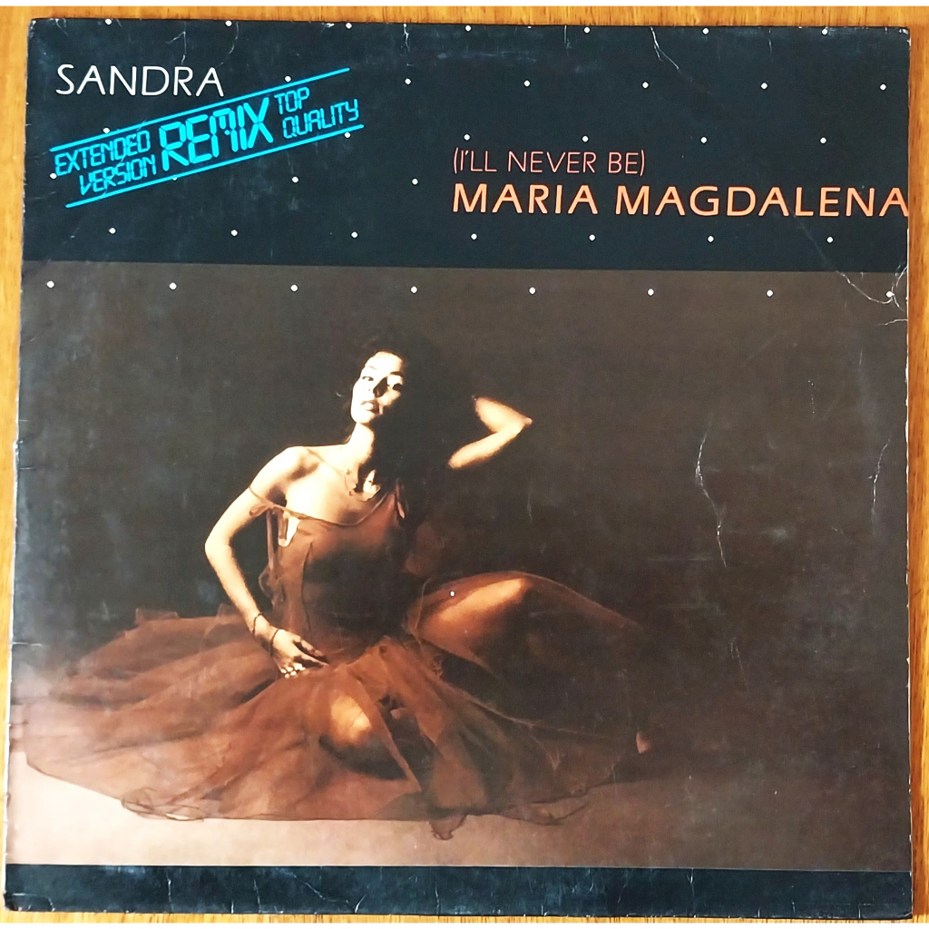 LP - SANDRA - MARIA MAGDALENA - 12 MIX - 1985 - GRAVADORA MERCURY ...