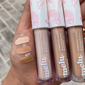 Corretivo Liquido Melu By Ruby Rose - Alta Cobertura / Antioxidante ...