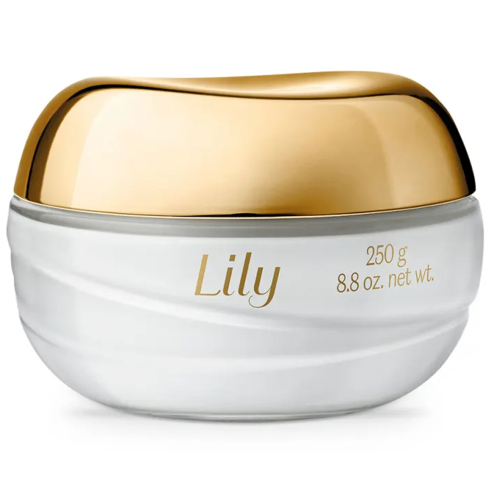 Creme Acetinado Hidratante Desodorante Corporal Lily 250g | Shopee Brasil