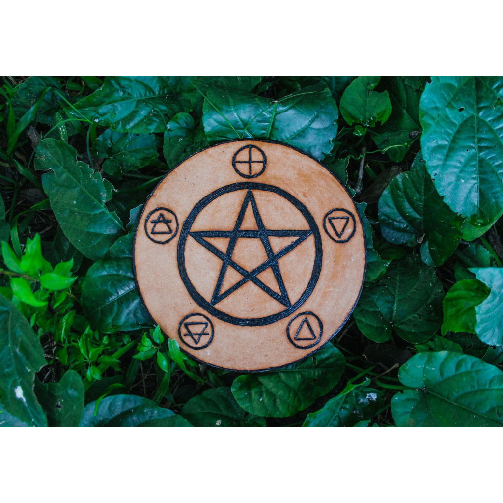 Tabua pentagrama 4 elementos MDF 3mm | Shopee Brasil