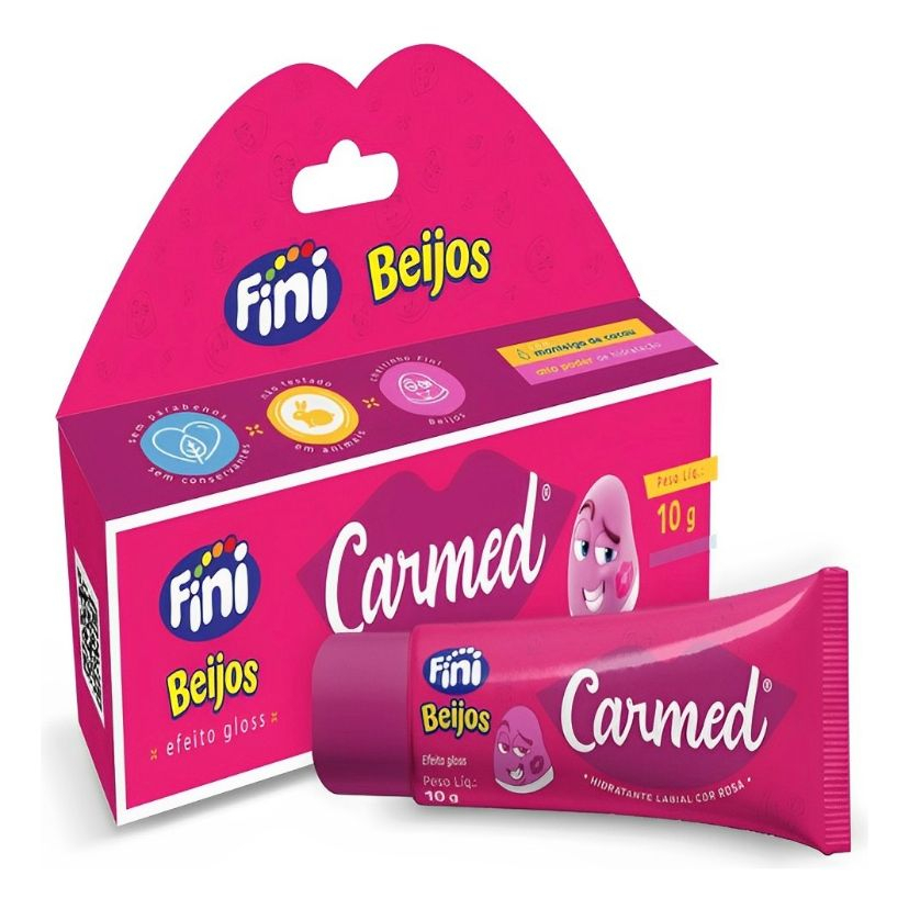 Hidratante Labial Carmed Fini Efeito Gloss 10g | Shopee Brasil