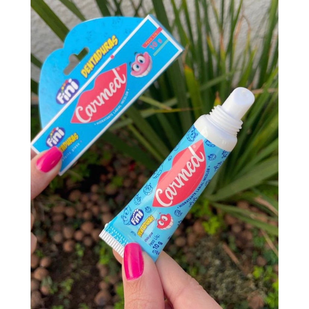 Hidratante Labial Carmed Fini Efeito Gloss 10g | Shopee Brasil