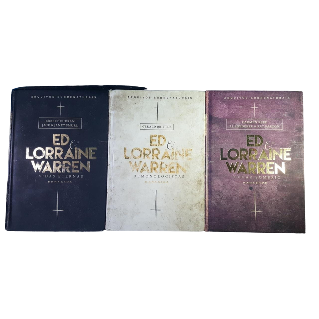 Box de 3 livros - Ed & Lorraine Warren - Demonologistas: Arquivos Sobrenaturais/ Lugar Sombrio ...