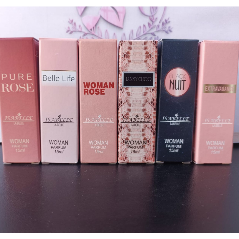 Perfume Feminino 15ml - Isabelle La Belle - Pink Kali | Shopee Brasil