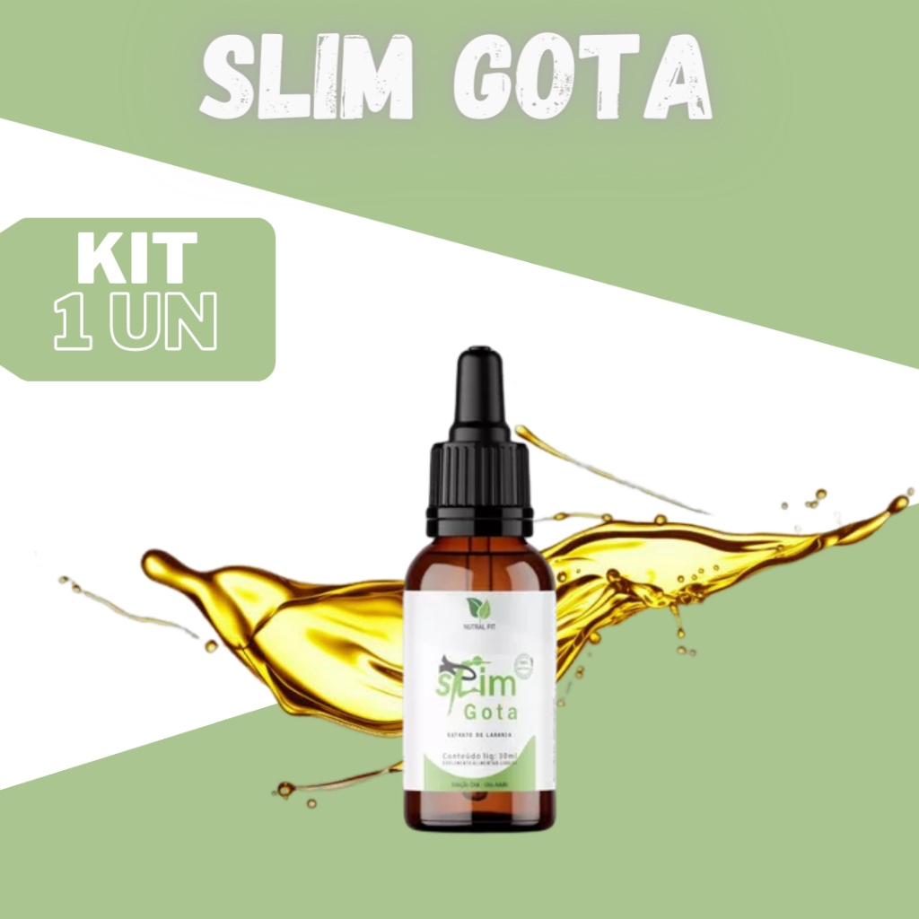 Super Oferta 1 Frasco Slim Gota emagrecedor Oficial em gotas | Shopee Brasil