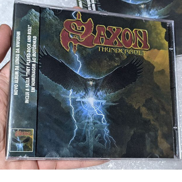 CD Saxon - Thunderbolt (Novo e lacrado) | Shopee Brasil