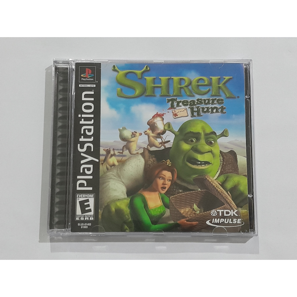 Shrek Treasure Hunt p/ Playstation 1 PS1 Original | Shopee Brasil