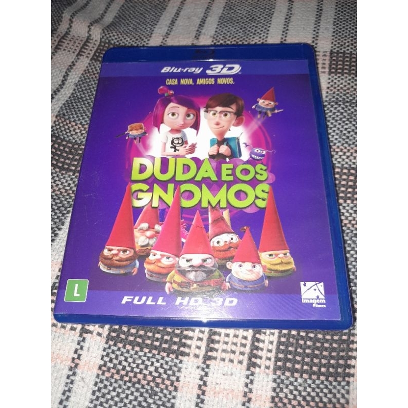 blu ray duda e os gnomos 2D e 3D usado 1 vez original ótimo estado ...