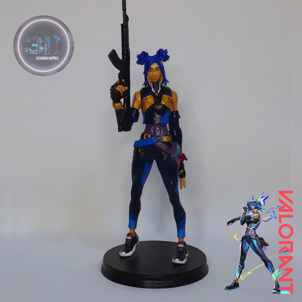 Neon Valorant Action Figure Jogo | Shopee Brasil