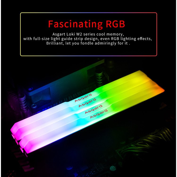 Memória DDR4 Asgard RGB 8GB, 16GB 3200Mhz Nova | Shopee Brasil