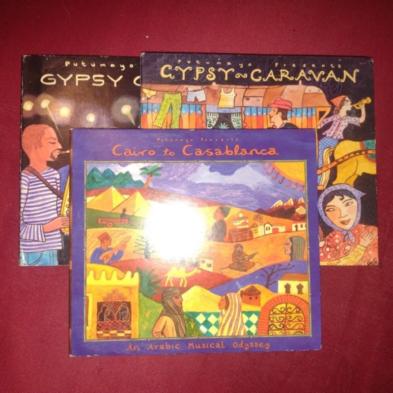 Lote 3 CDs Putumayo - Gypsy Caravan + Gipsy Groove + Cairo To ...