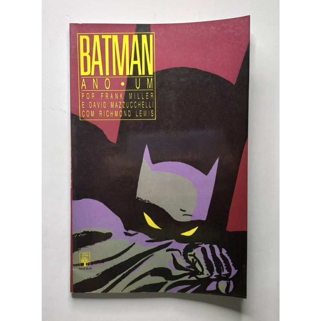 Batman Ano Um Editora Abril 1989 Capa Cartonada Otima | Shopee Brasil