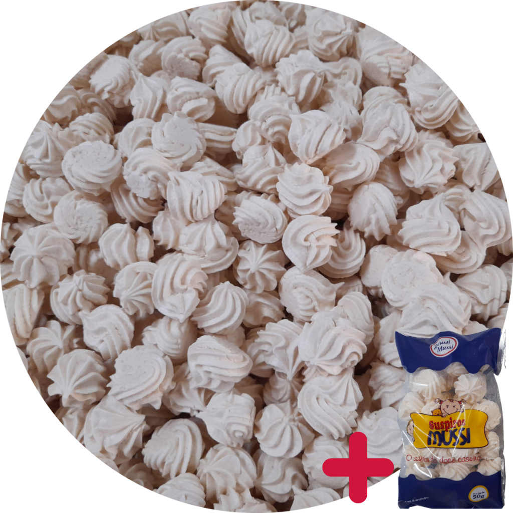 Suspiro Natural Doce Tradicional Pacote 1 Kg Lembrancinhas | Shopee Brasil