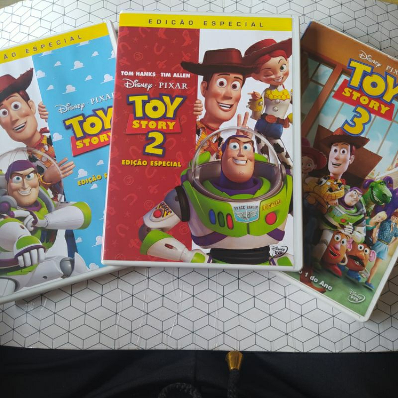 Dvds originais Trilogia Toy story | Shopee Brasil