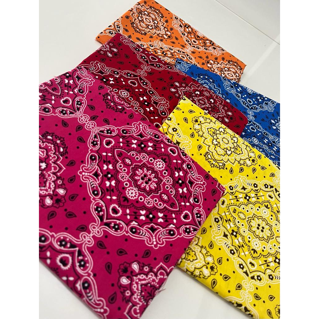 Tecido tricoline 100% bandana de 25 x 1,5m | Shopee Brasil