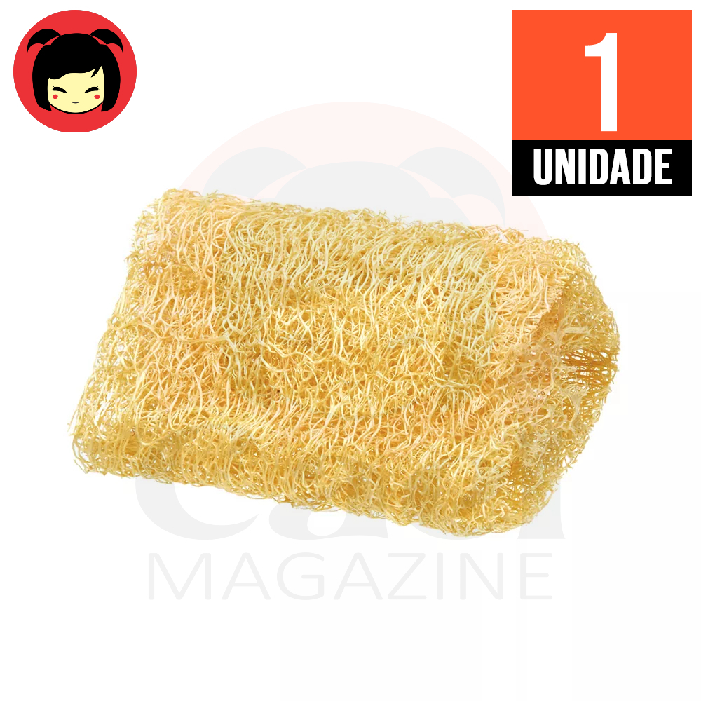 BUCHA VEGETAL NATURAL PARA BANHO ESFOLIAÇÃO CORPORAL FACIAL | Shopee Brasil