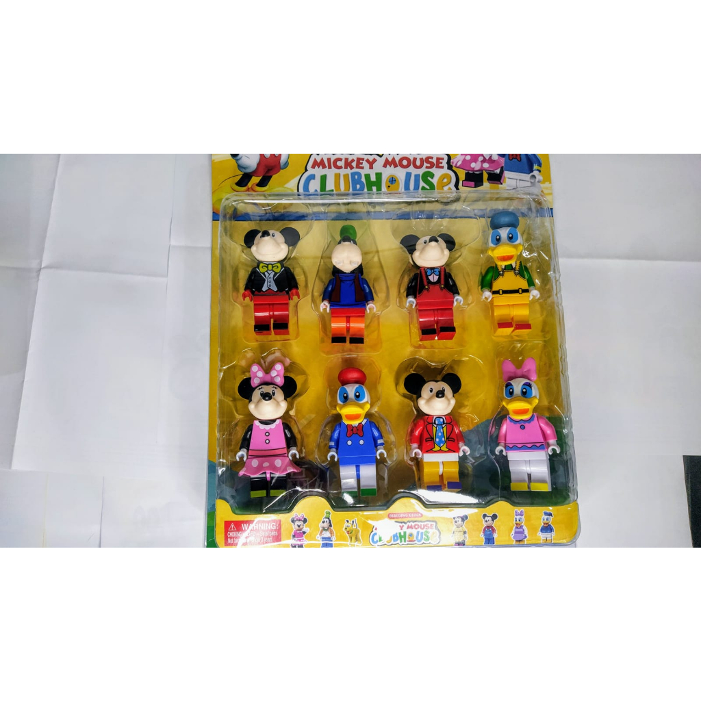 Lego Building Block Mini Figures Disney 10 cm | Shopee Brasil